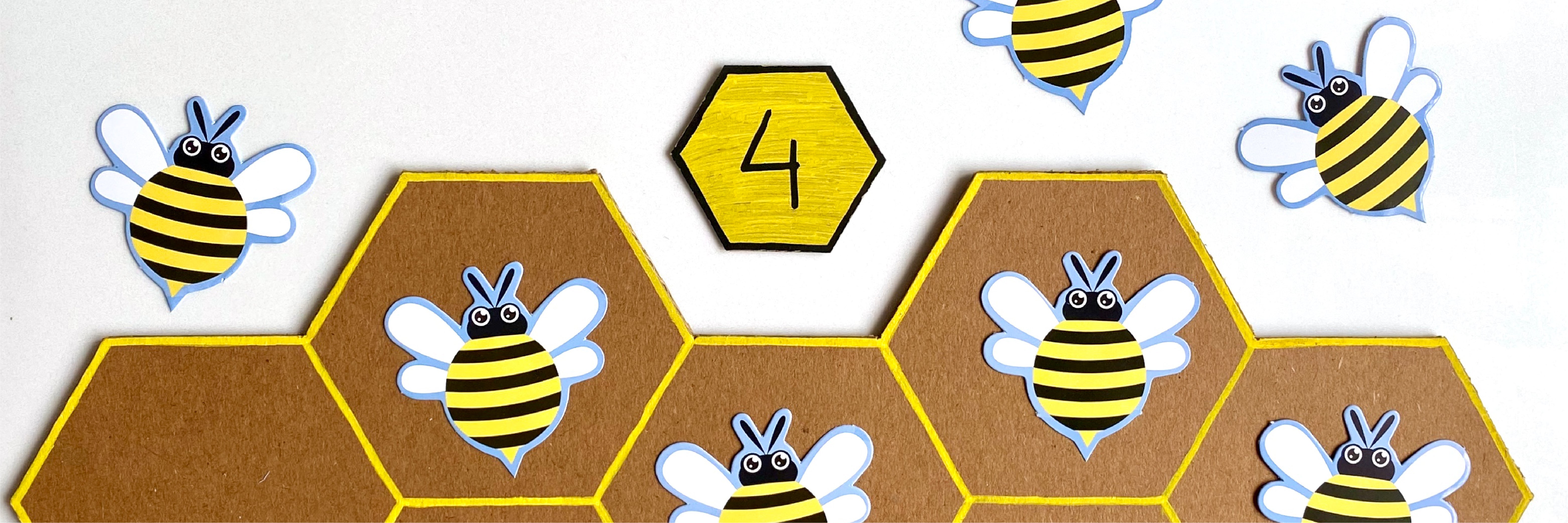 Learn counting and numbers with the Honey Bee Ten Frame – Shumee