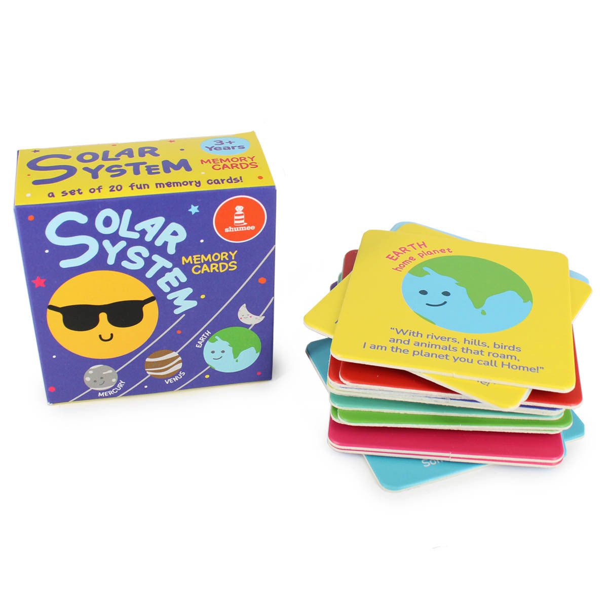 Solar System Memory Card Game set (3 Years+) – Shumee
