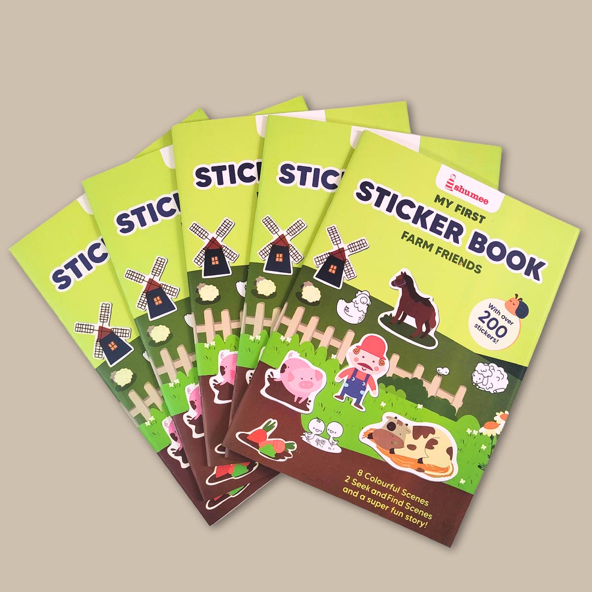 Buy Farm Sticker Book Combo For 3+ Year Kids | Shumee