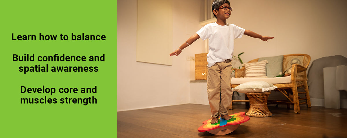 Wooden Balance Board - Butterfly Balance Board For Kids – Shumee
