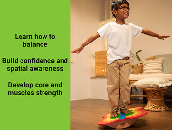 Wooden Balance Board - Butterfly Balance Board For Kids – Shumee