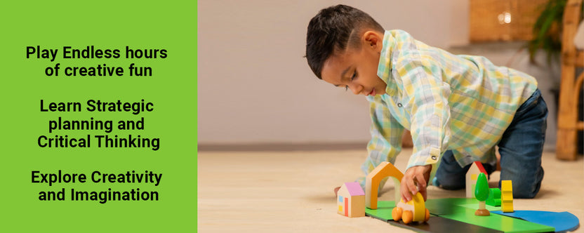 Wooden Puzzle Toys - Buy Build A City Wooden Puzzle Toy Set for 2-3 ...