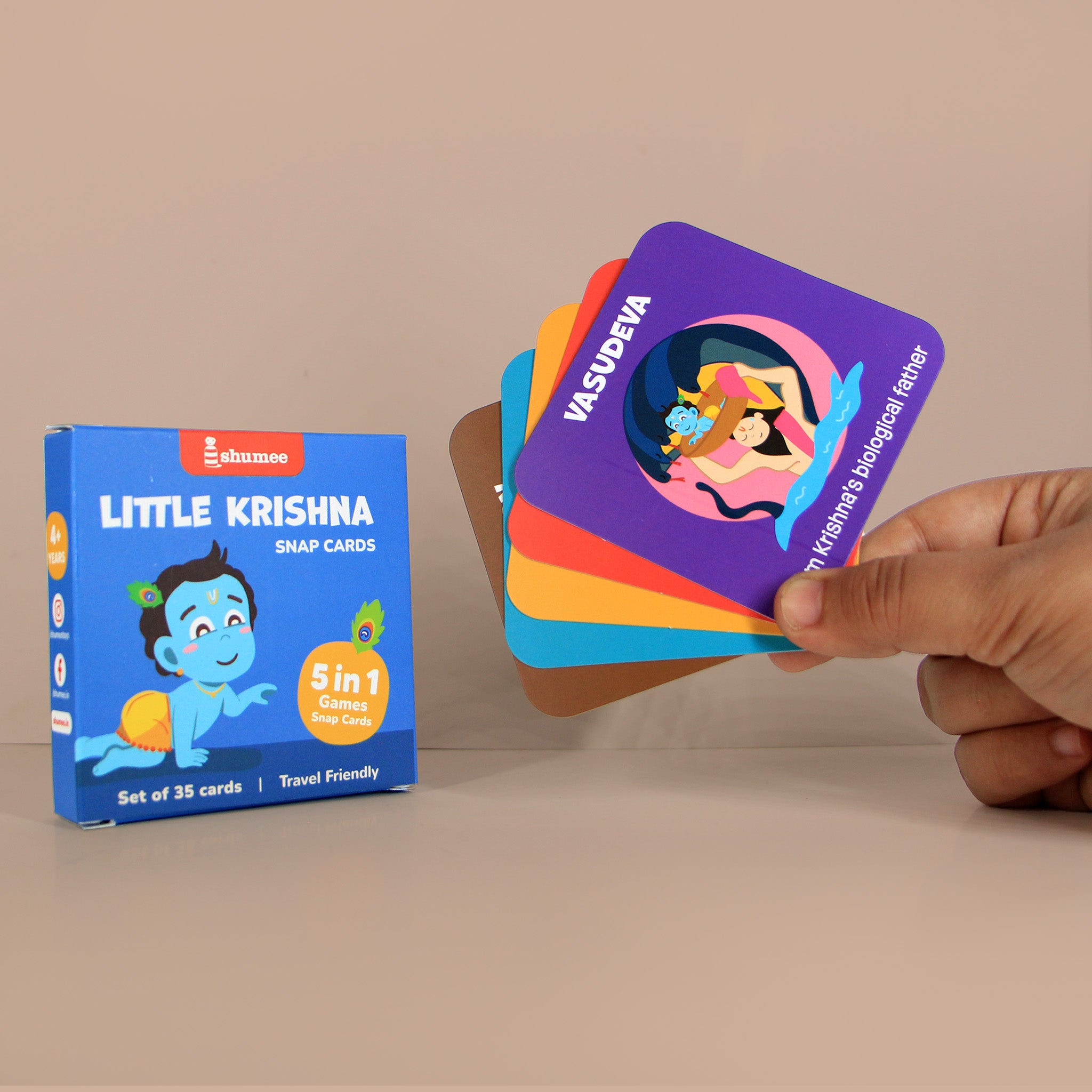 Little Krishna Snap Cards For Kids – Shumee