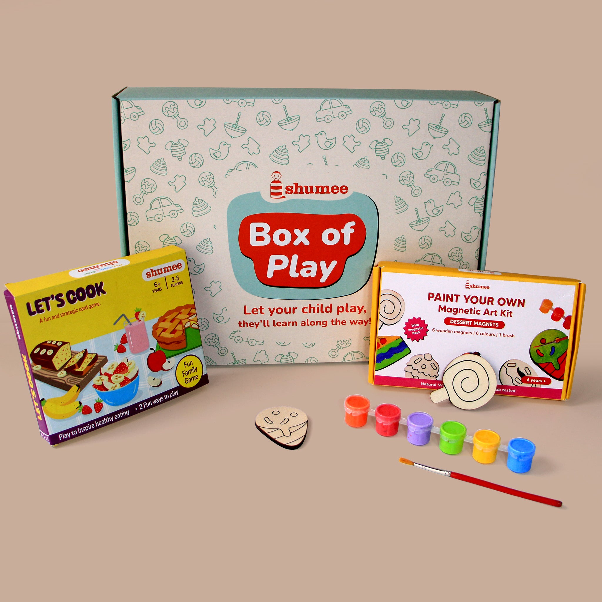 Paint & Plate Gift Box For Preschoolers – Shumee