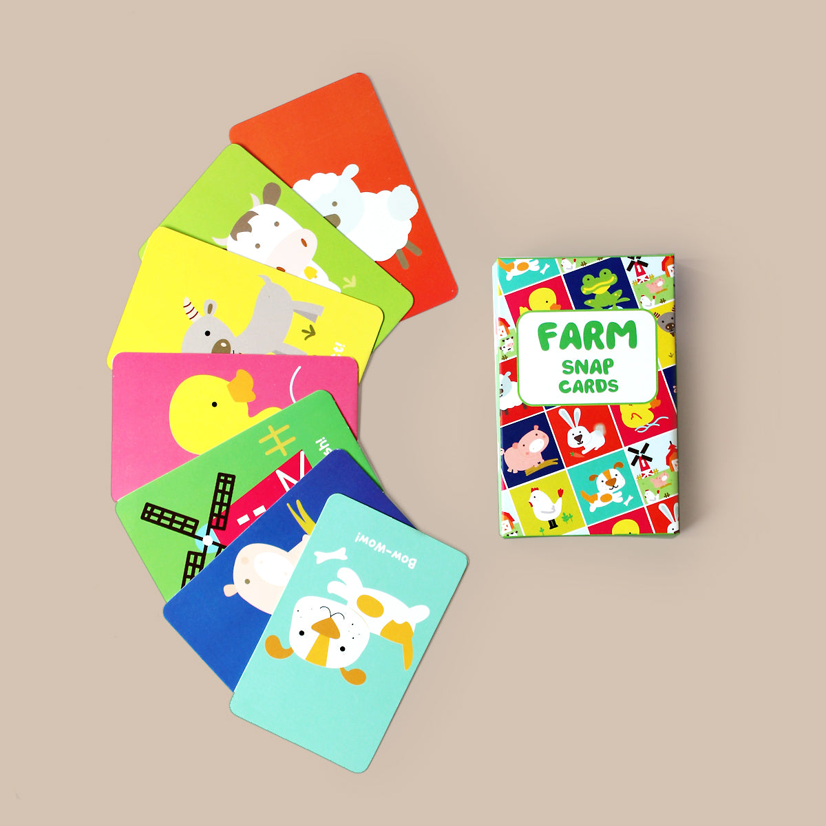 Snap Card | Farm-Themed Snap Card For Toddlers – Shumee