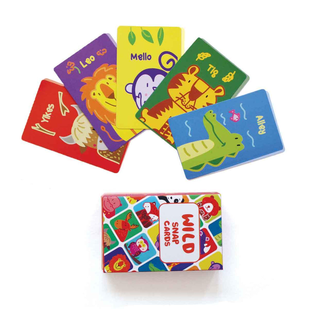 Snap Cards: Buy Animal Snap Card Game for Toddlers Online in India – Shumee