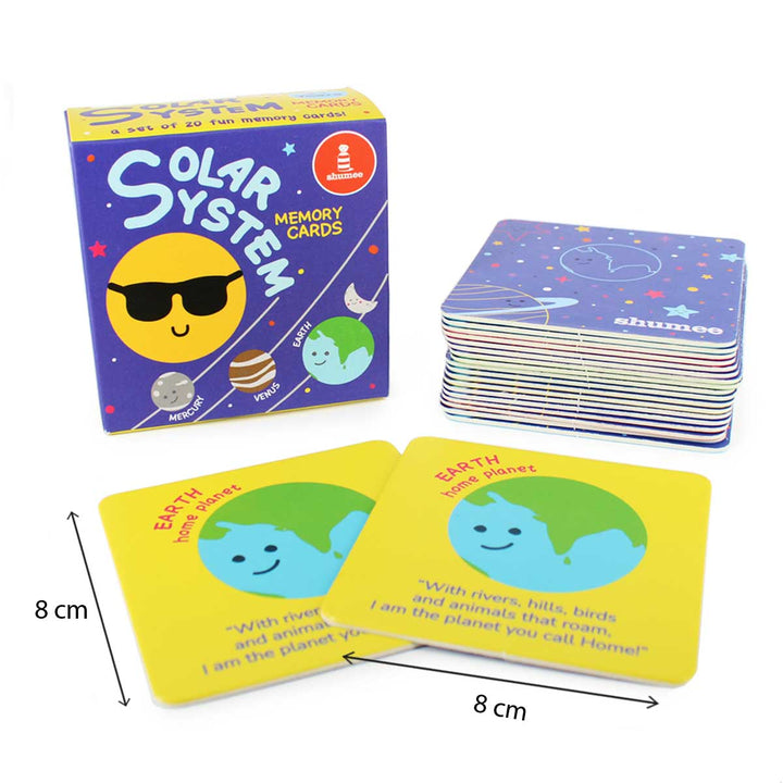 Solar System Memory Card Game set (3 Years+) – Shumee