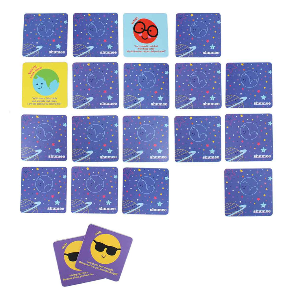 Solar System Memory Cards - Dia Mirza x shumee game (3-6 years) – Shumee